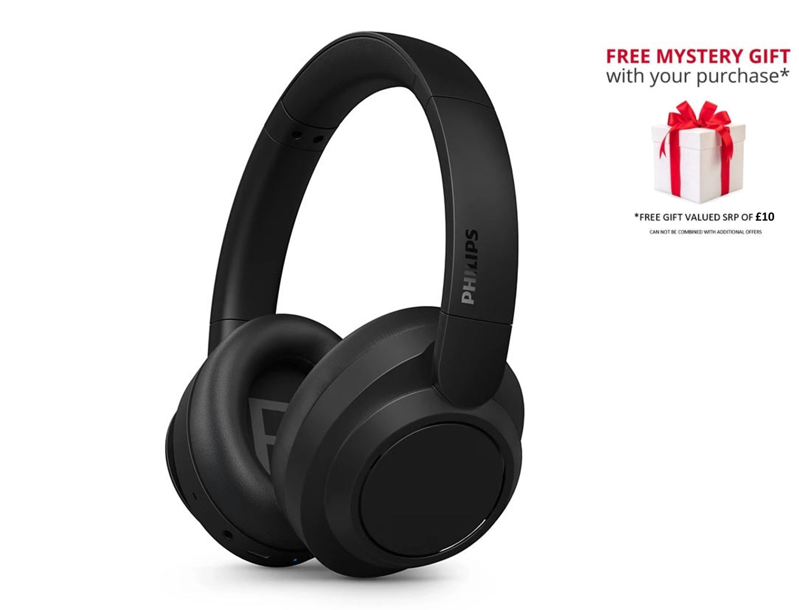 Philips TAH6509 6000 Series Over-ear Wireless Bluetooth Headphones wit
