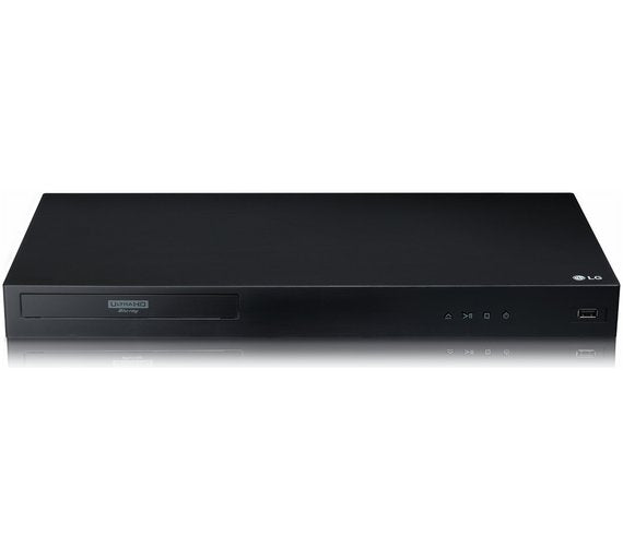 LG UBK80 UK Model 4K Ultra UHD HDR Blu-ray/DVD Player with High Resolu